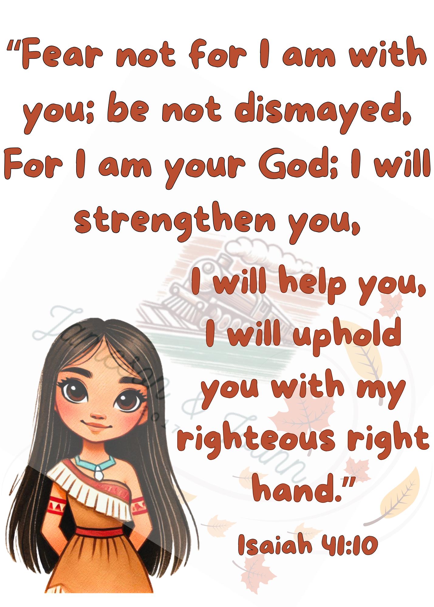 Isaiah 41:10 Bible Verse Printable | Christian Wall Art | Scripture ...