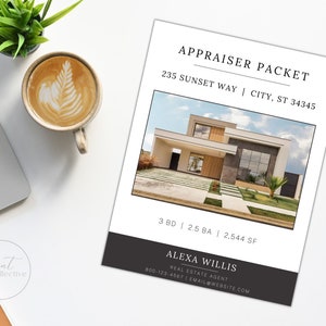 Real Estate Appraiser Packet: CMA Canva Template (digital Download) - Etsy
