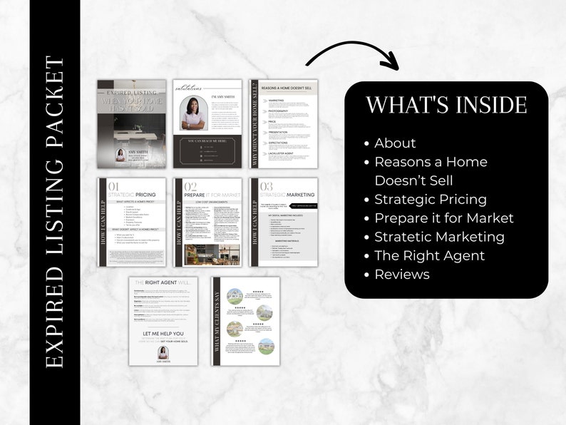 Real Estate Expired Listing Packet - Canva Template (digital Download ...