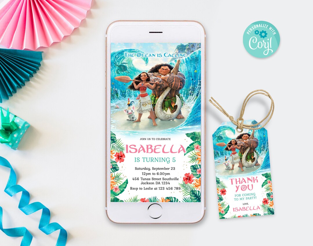 Kids Phone Birthday Invitation Template, Kids Phone Birthday Invitation ...