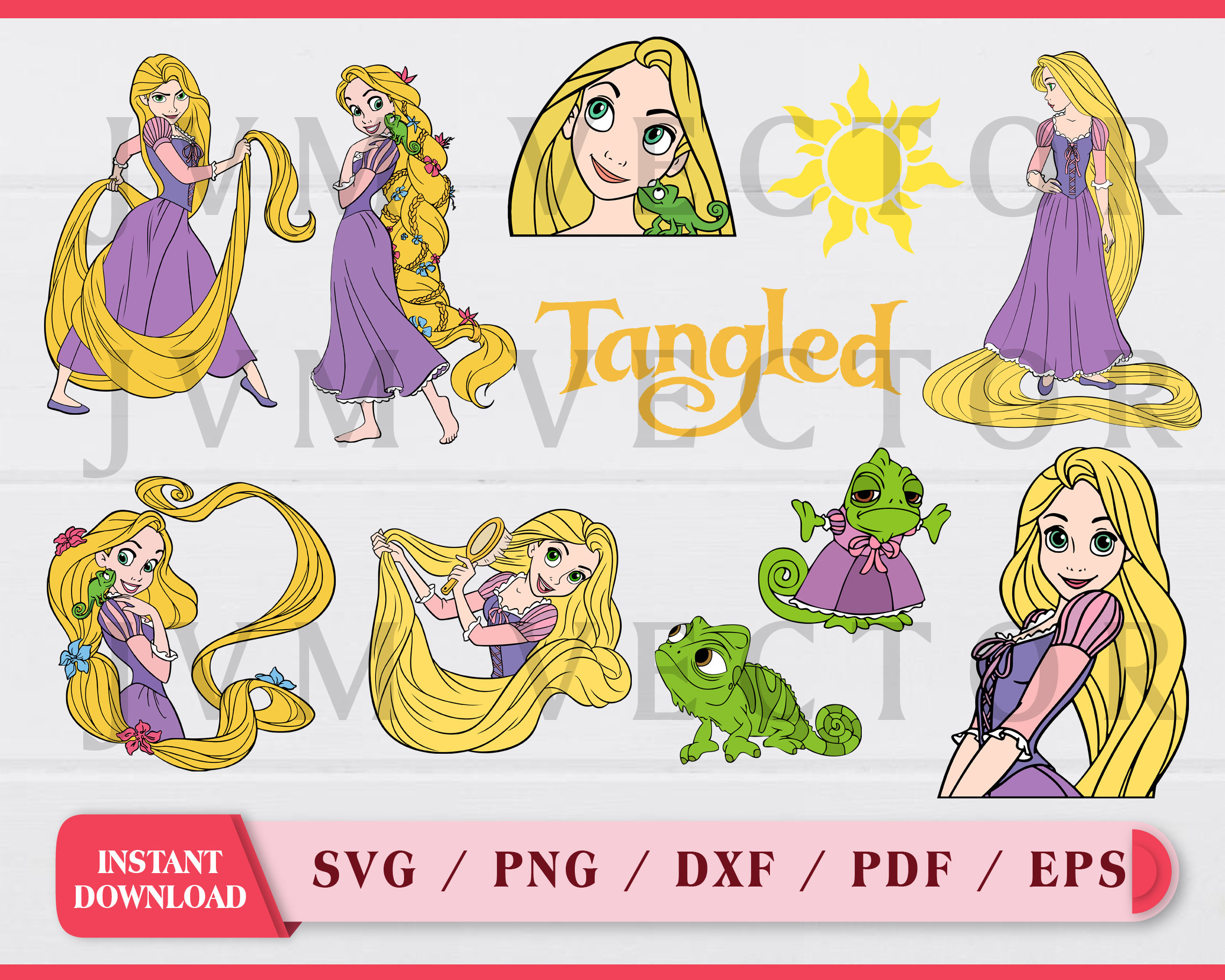 Princesa SVG, imágenes prediseñadas, archivo digital - Etsy México