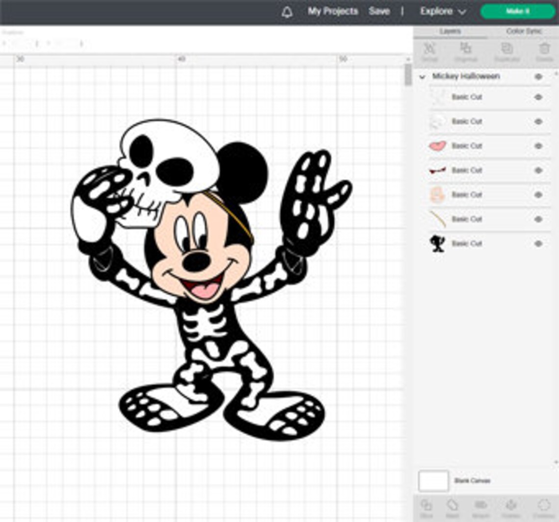 Halloween Mouse SVG Clipart Digital File - Etsy