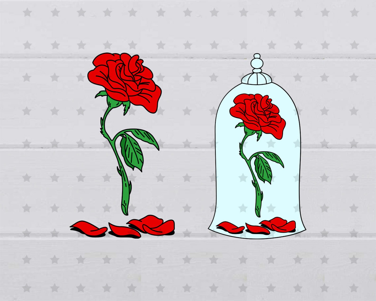Rose SVG, Clipart, Digital File - Etsy