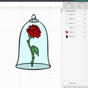 Rose SVG, Clipart, Digital File - Etsy