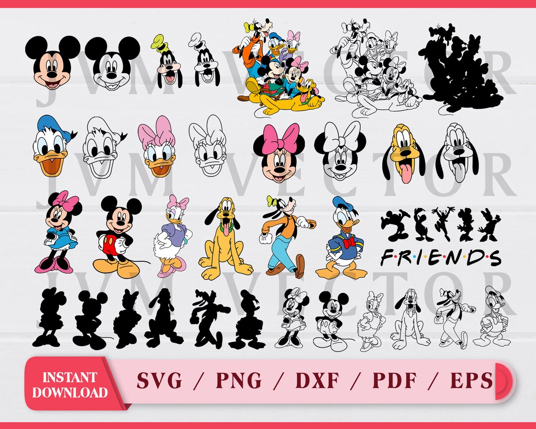 Mouse Vector SVG Bundle Clipart Eps Png Ai Pdf Layered - Etsy