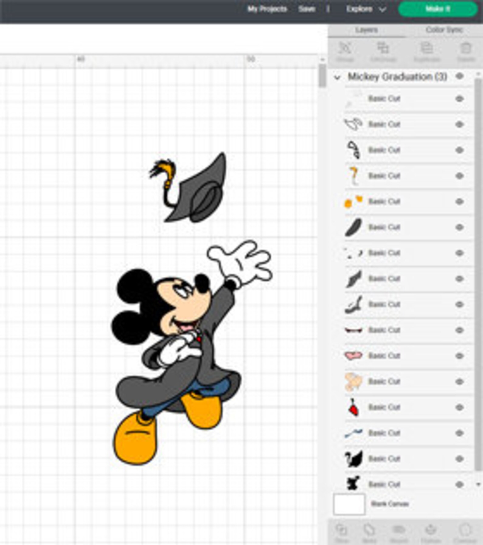 Mouse Graduation SVG Clipart Digital File - Etsy