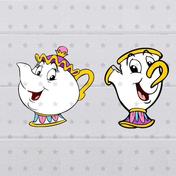 Mrs Potts Svg - Etsy