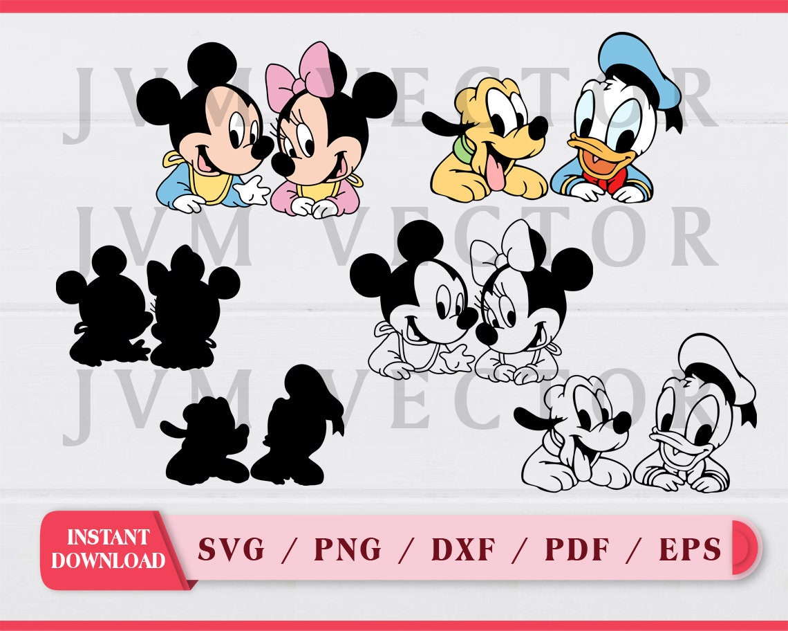 Baby Mouse SVG Clipart Digital File - Etsy Australia