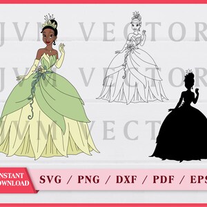 Princess SVG, Clipart, Digital File - Etsy