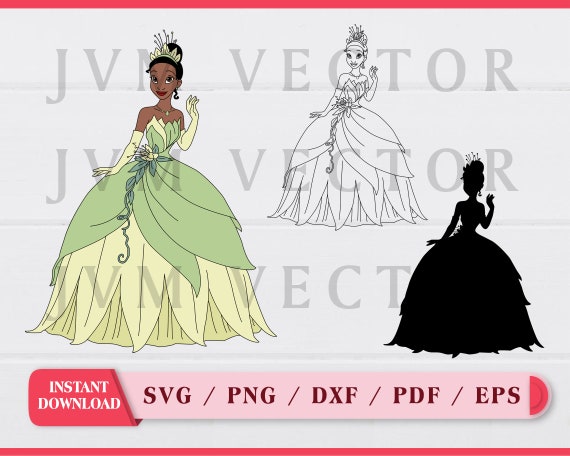 Princess SVG Clipart Digital File - Etsy