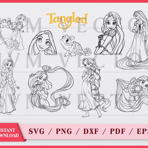 Rapunzel - Etsy