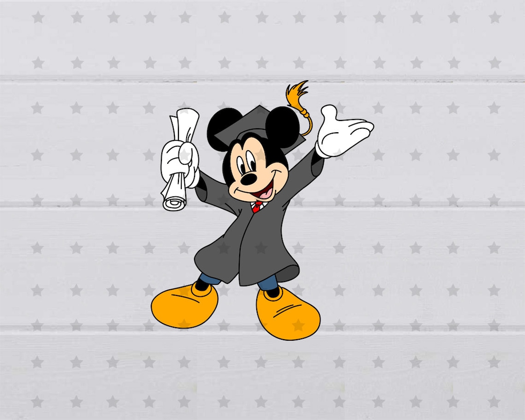 Mouse Graduation SVG, Clipart, Digital File - Etsy