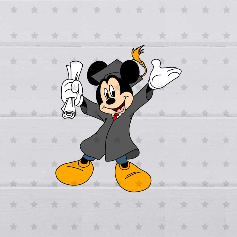 Mickey Graduation - Etsy