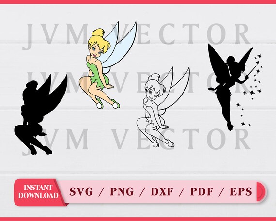 Tinker Outline SVG Clipart Digital File - Etsy