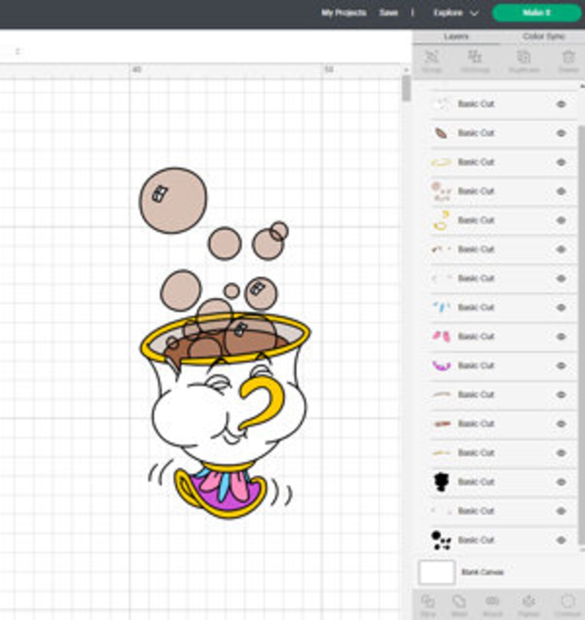 Chip SVG Clipart Digital File - Etsy