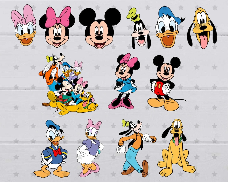 Paquete de SVG vectoriales de ratón, imágenes prediseñadas, eps, png ...