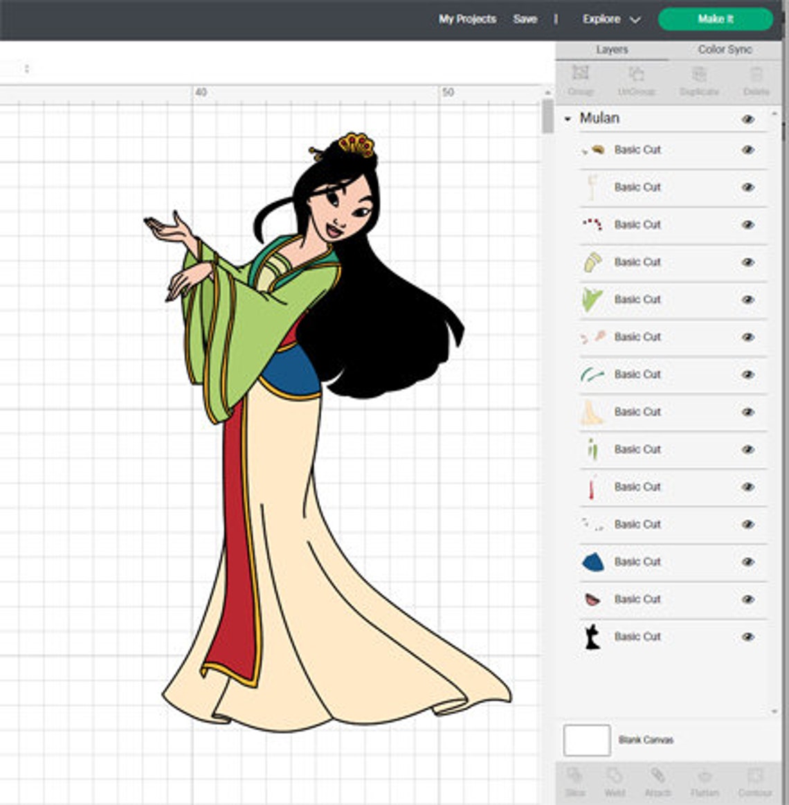 Princess SVG Clipart Digital File - Etsy