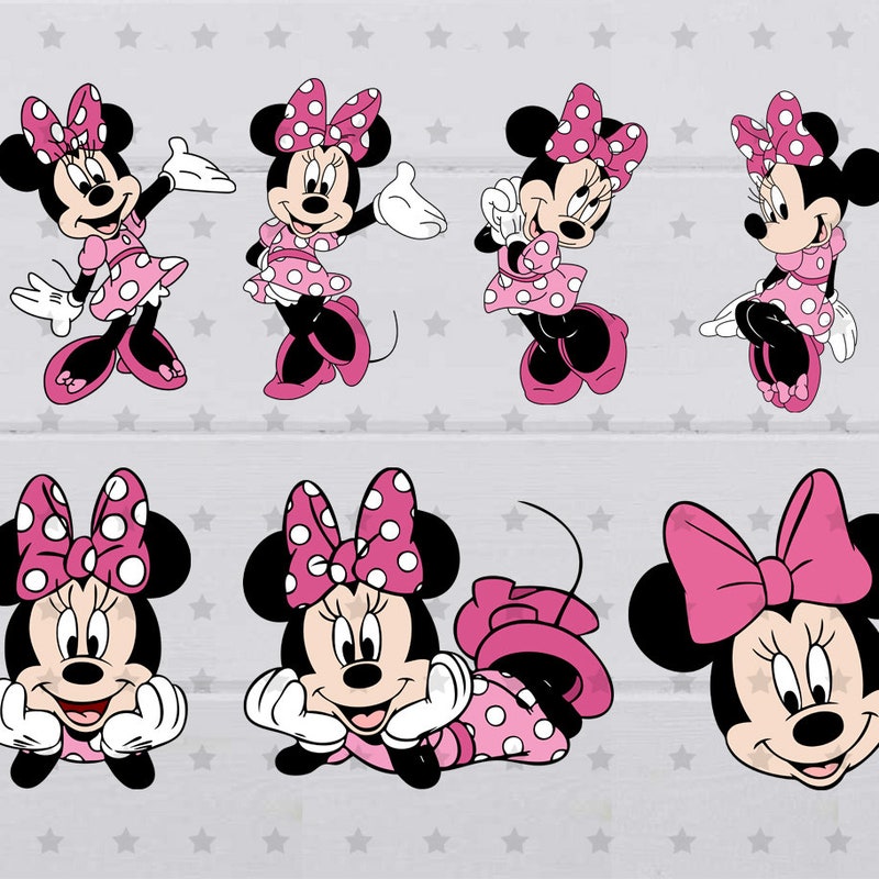 Minnie Mouse Cutout Png - Etsy