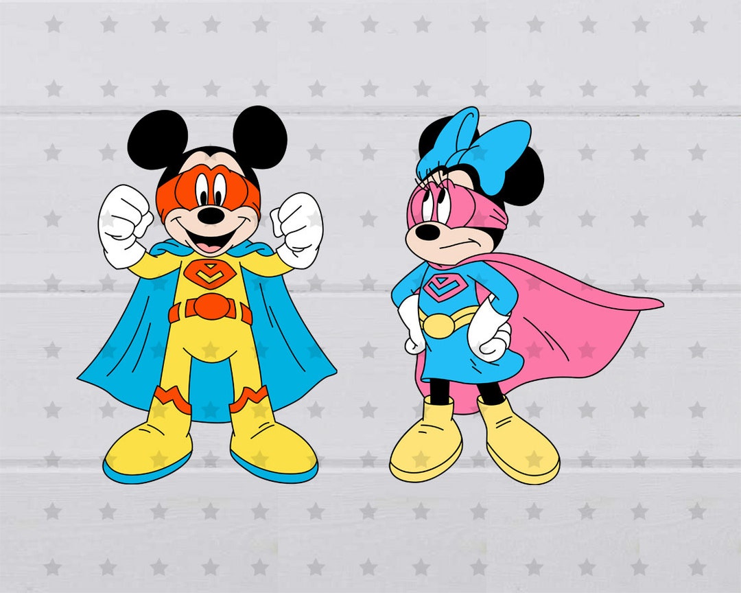 Mouse Superhero SVG, Clipart, Digital File - Etsy