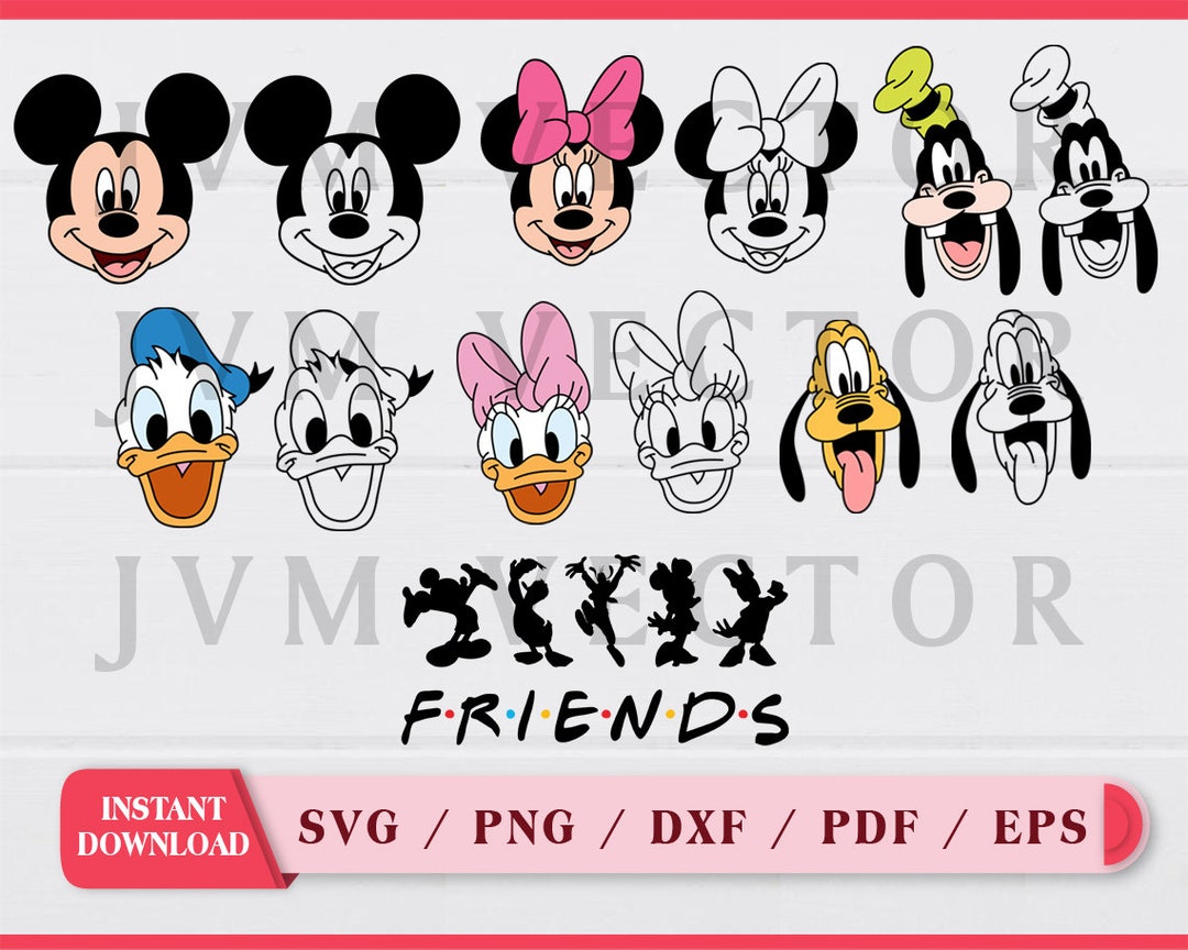 Mouse Vector SVG Bundle, Clipart, Eps, Png, Ai, Pdf, Layered Digital ...