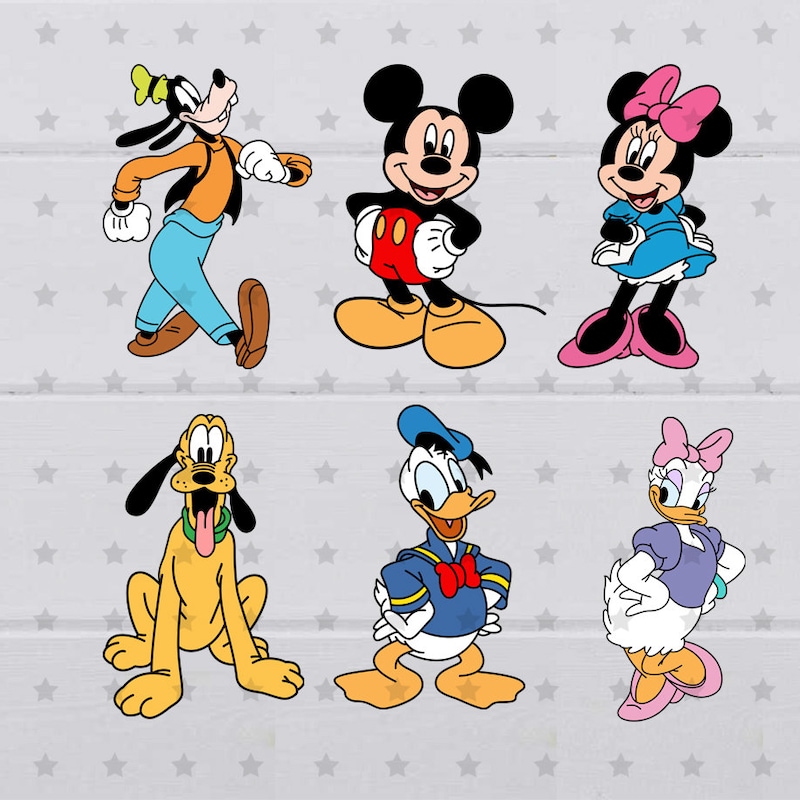 Mickey Mouse Cut Outs - Etsy