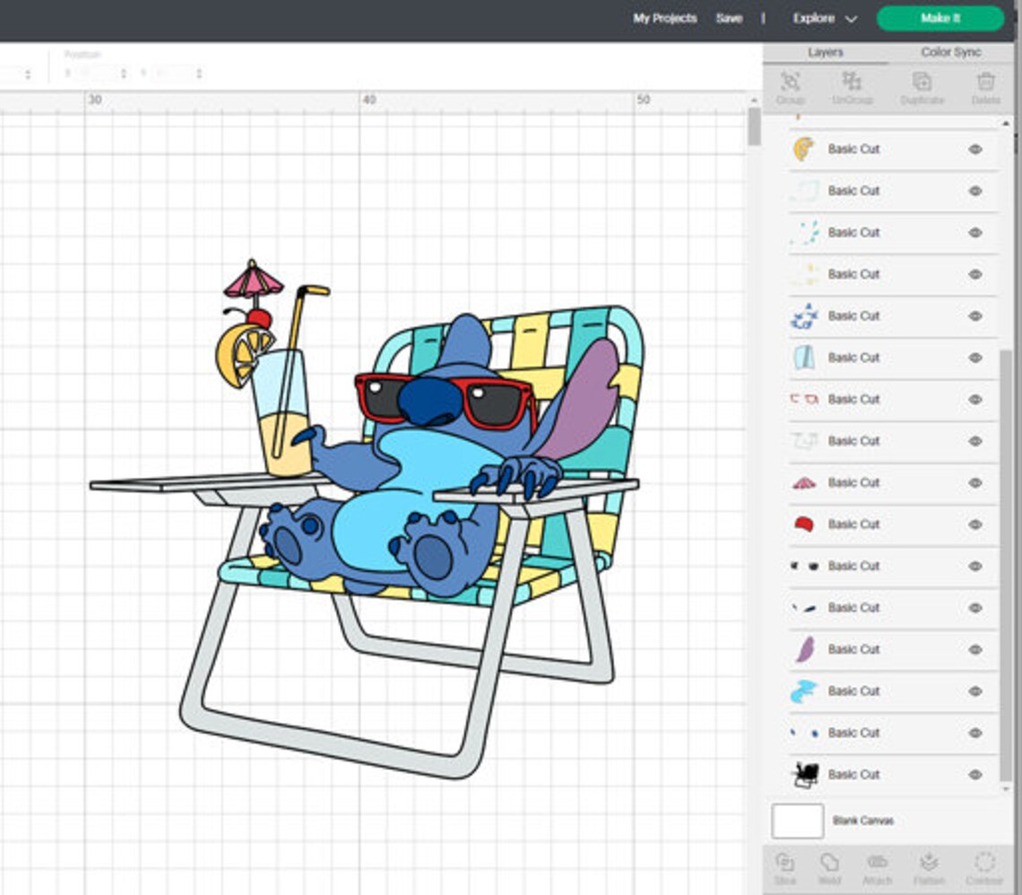 Blue SVG Clipart Digital File - Etsy