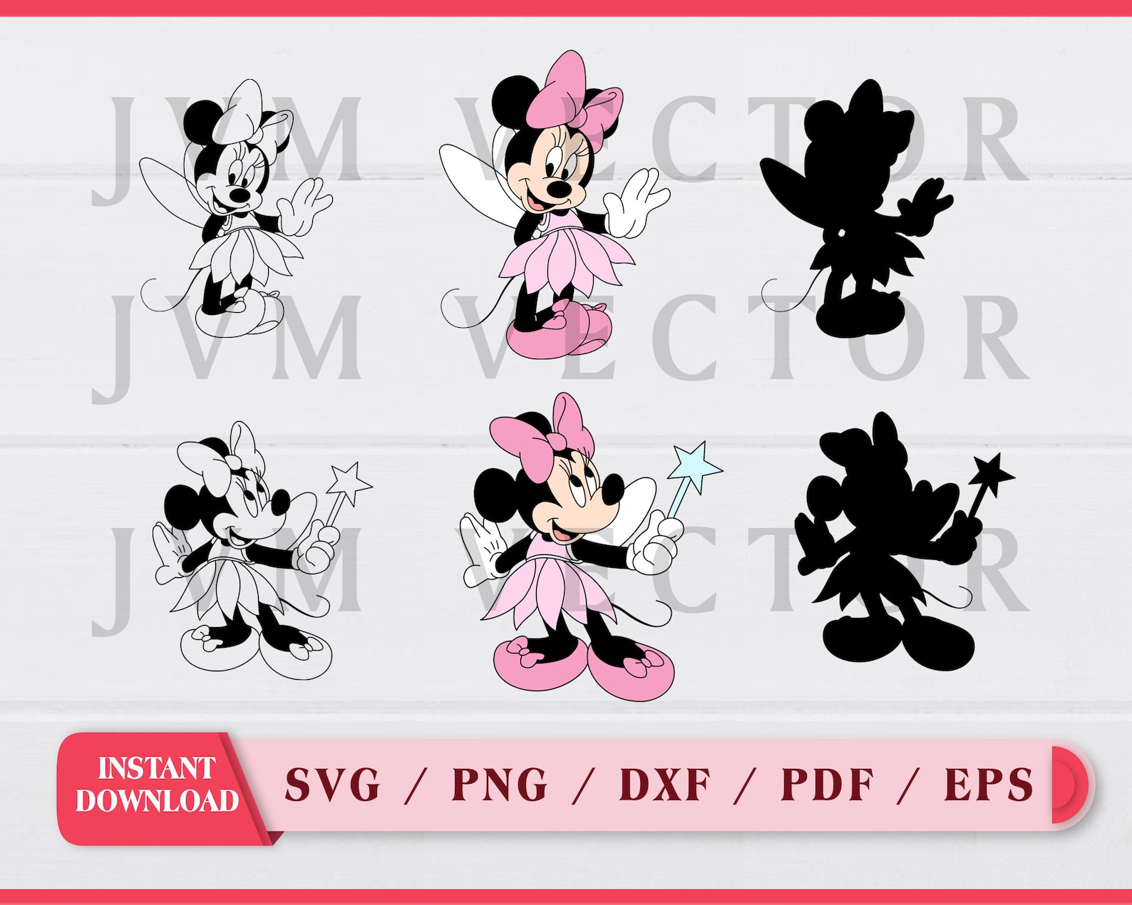 Mouse Fairy SVG, Clipart, Digital File - Etsy