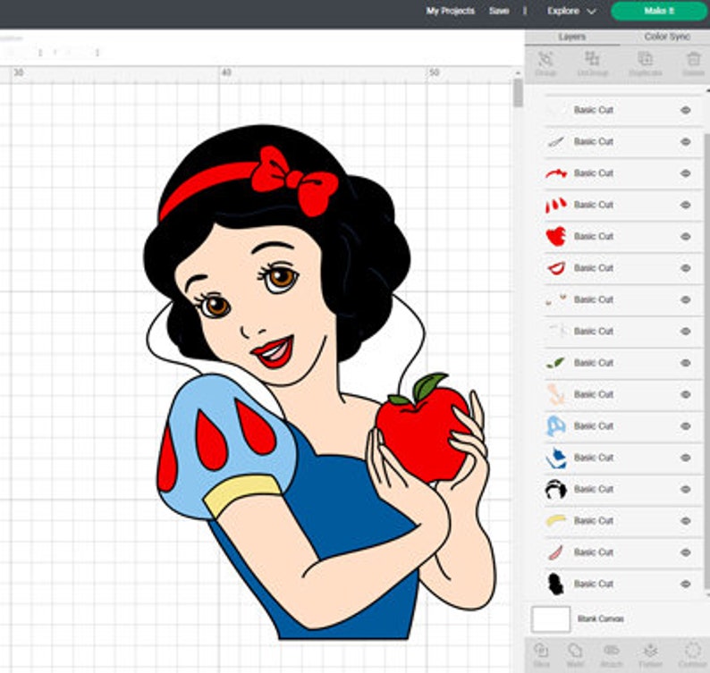 Princesa svg, imágenes prediseñadas, archivo digital - Etsy México