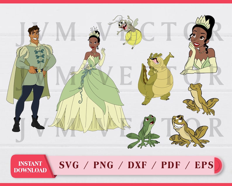 Princess SVG Clipart Digital File - Etsy