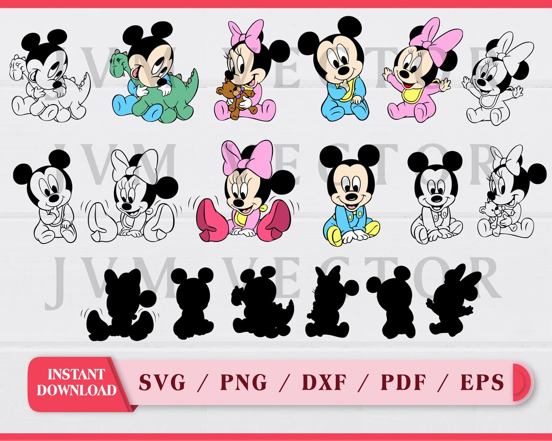 Baby Mouse SVG, Clipart, Digital File - Etsy