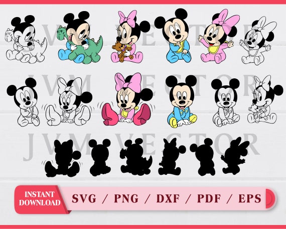 Baby Mouse SVG Clipart Digital File - Etsy Australia