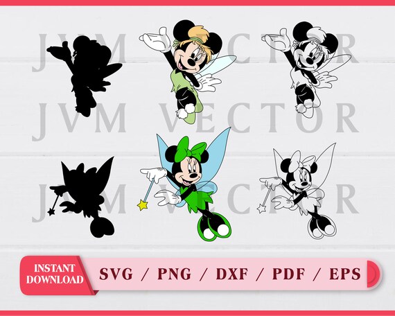 Mouse Fairy SVG Clipart Digital File | Etsy