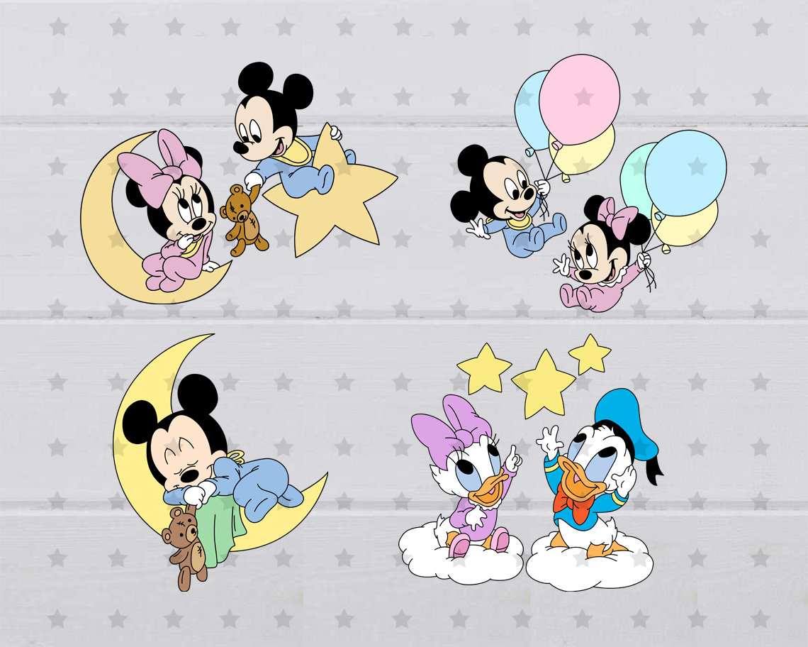 Minnie Mouse Bue Kontur