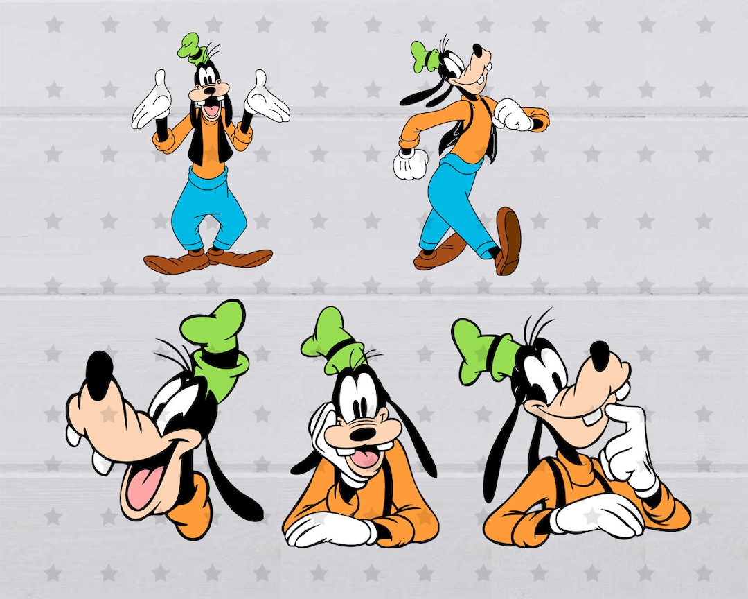 Gofy SVG, Clipart, Digital File - Etsy