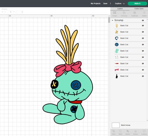 Blue SVG Clipart Digital File - Etsy
