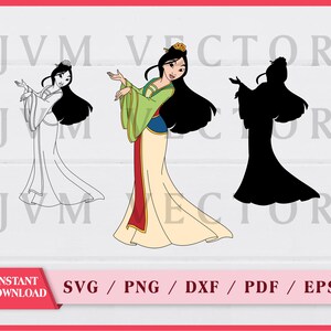 Princess SVG, Clipart, Digital File - Etsy