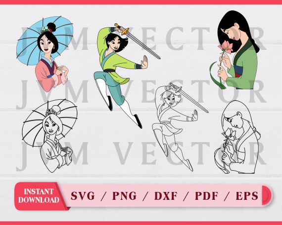 Princess SVG Clipart Digital File - Etsy