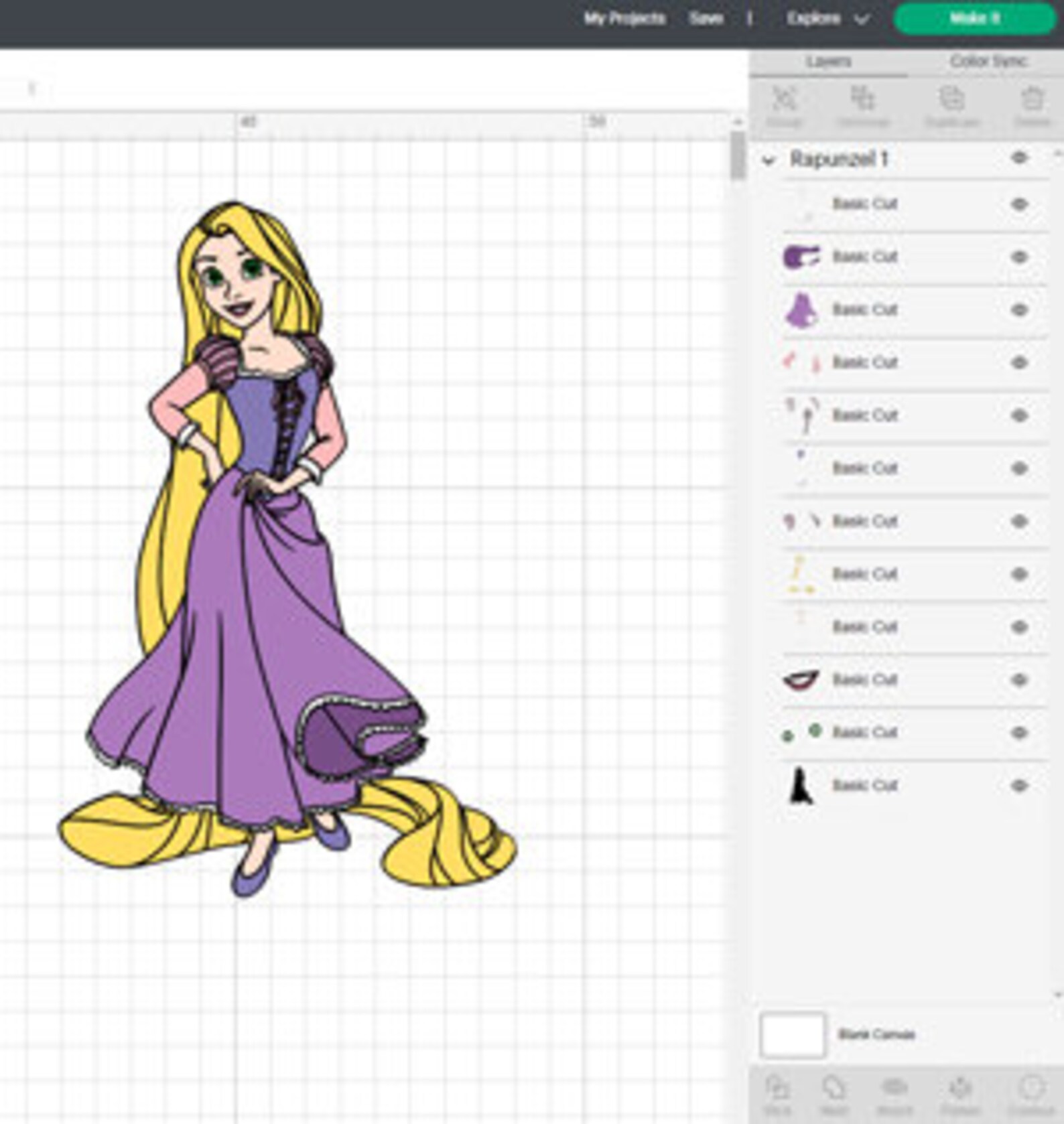 Princess SVG Clipart Digital File - Etsy