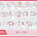Cat Vector SVG Bundle, Clipart, Layered Digital File - Etsy
