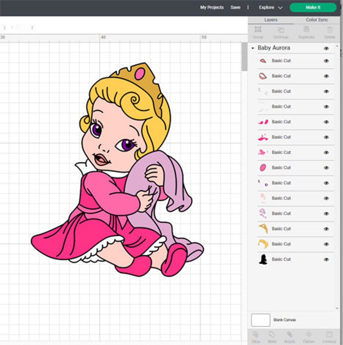 Baby Princess Vector SVG Bundle Clipart Eps Png Dxf Pdf - Etsy UK