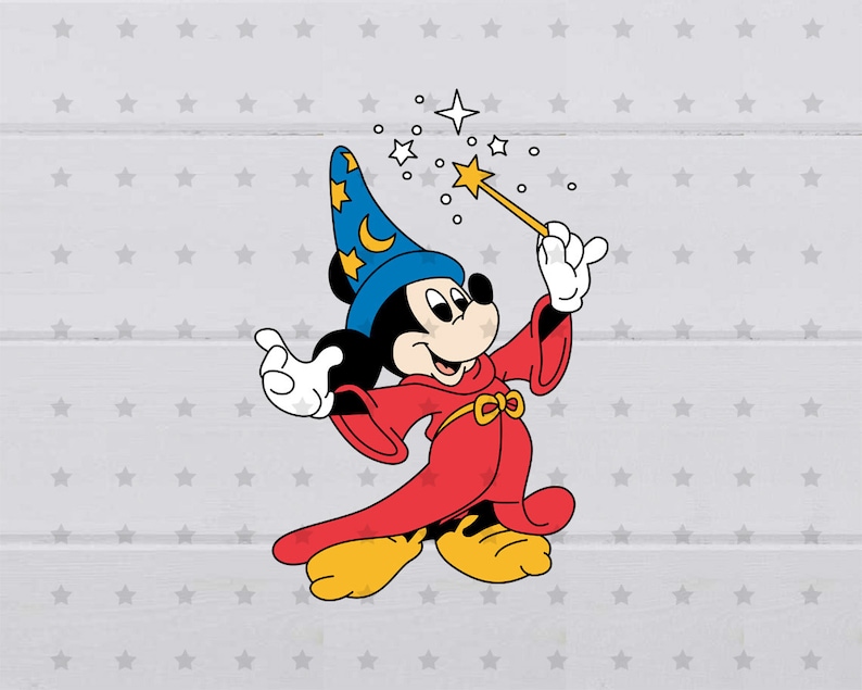 Mouse Sorcerer SVG, Clipart, Digital File - Etsy UK
