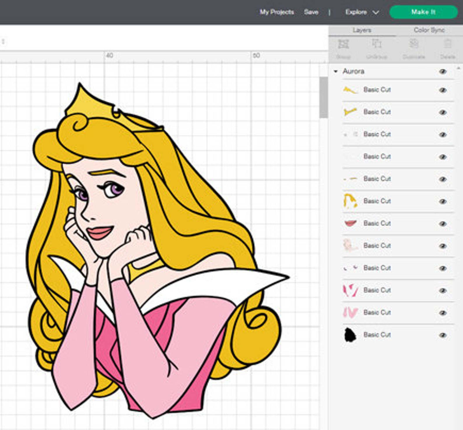 Princess Vector SVG Bundle, Clipart, Eps, Png, Dxf, Pdf, Layered ...