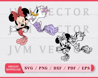 Mouse Princess SVG Clipart Digital File - Etsy