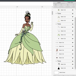 Princesa SVG, imágenes prediseñadas, archivo digital - Etsy México