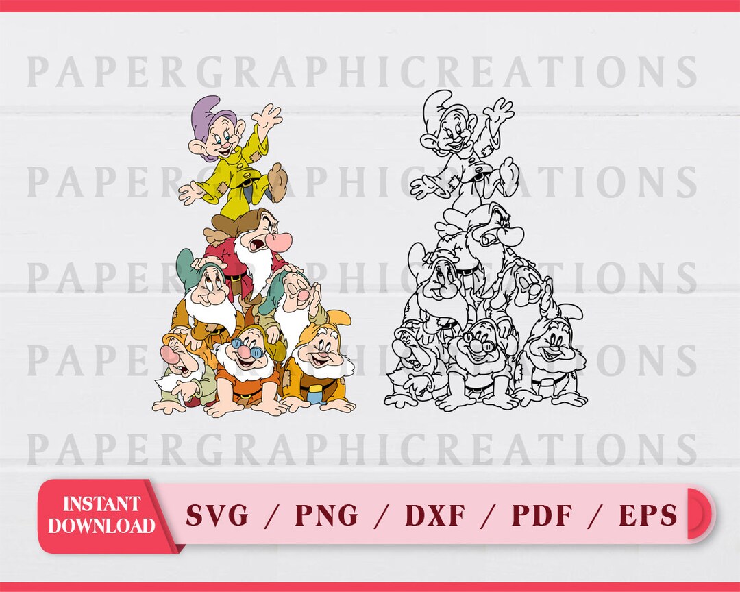 Dwarf SVG, Clipart, Digital File - Etsy