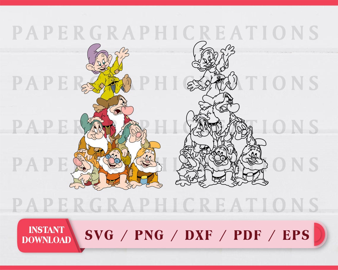 Dwarf SVG, Clipart, Digital File - Etsy