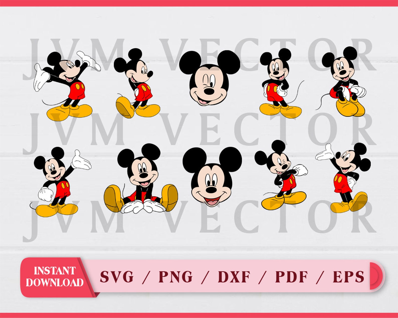 Mouse SVG Clipart Digital File - Etsy