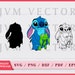 Blue SVG Clipart Digital File - Etsy