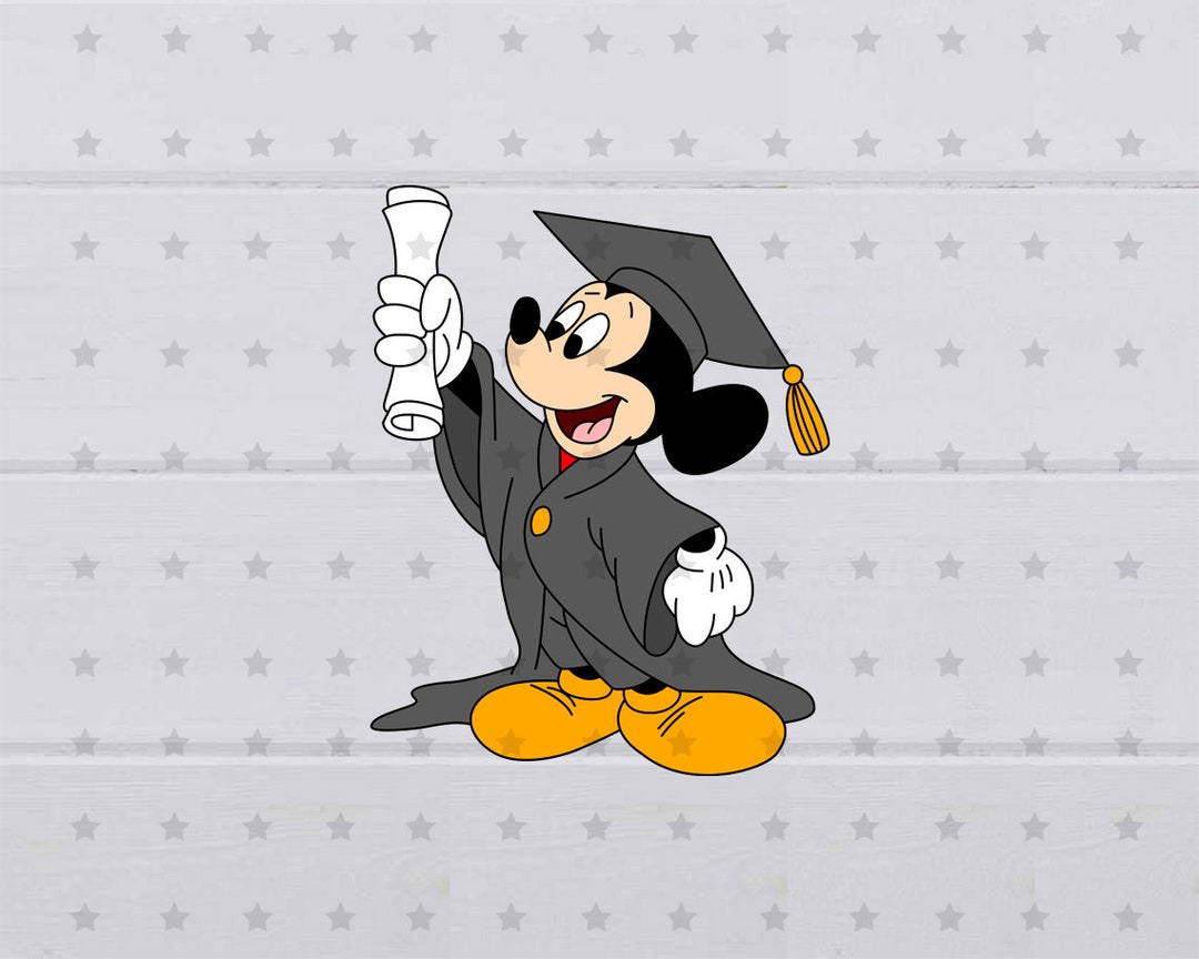 Mouse Graduation SVG, Clipart, Digital File - Etsy