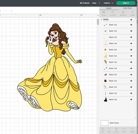 Princess SVG Clipart Digital File - Etsy
